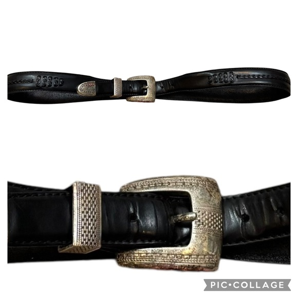 Brighton | Accessories | Vintage 993 Onyx By Brighton Black Leather And ...